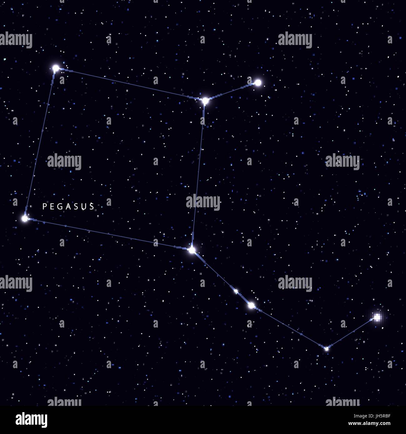 Pegasus constellation hi-res stock photography and images - Alamy