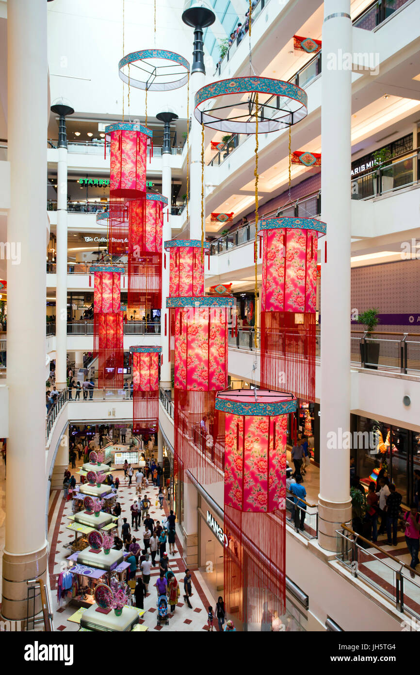 Interior of Suria KLCC a shopping mall located in the world famous ...