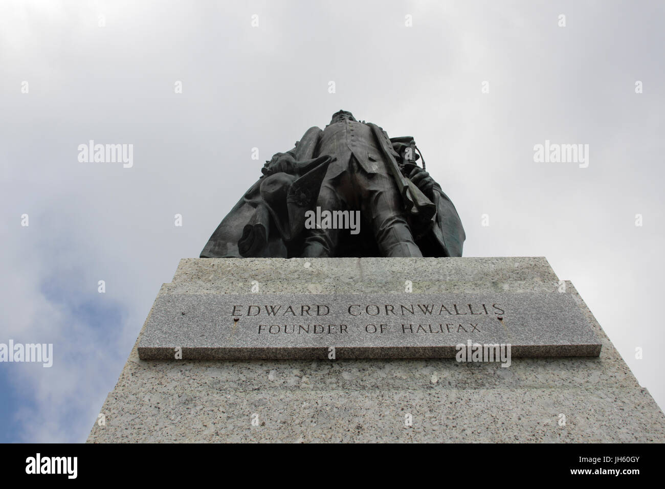 The Edward Cornwallis statue in Halifax, N.S., July 12, 2017. THE ...