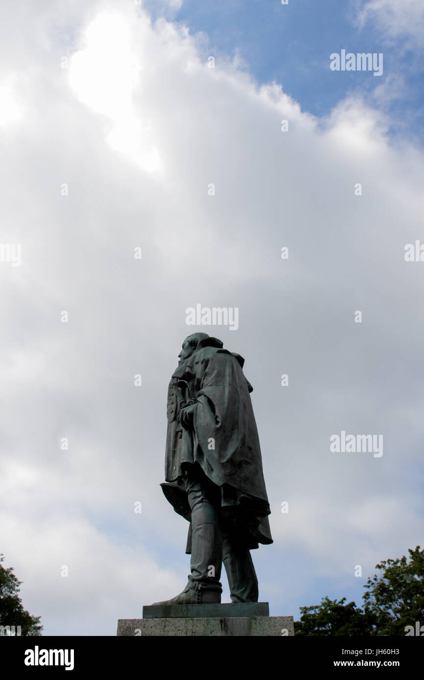 The Edward Cornwallis statue in Halifax, N.S., July 12, 2017. THE ...