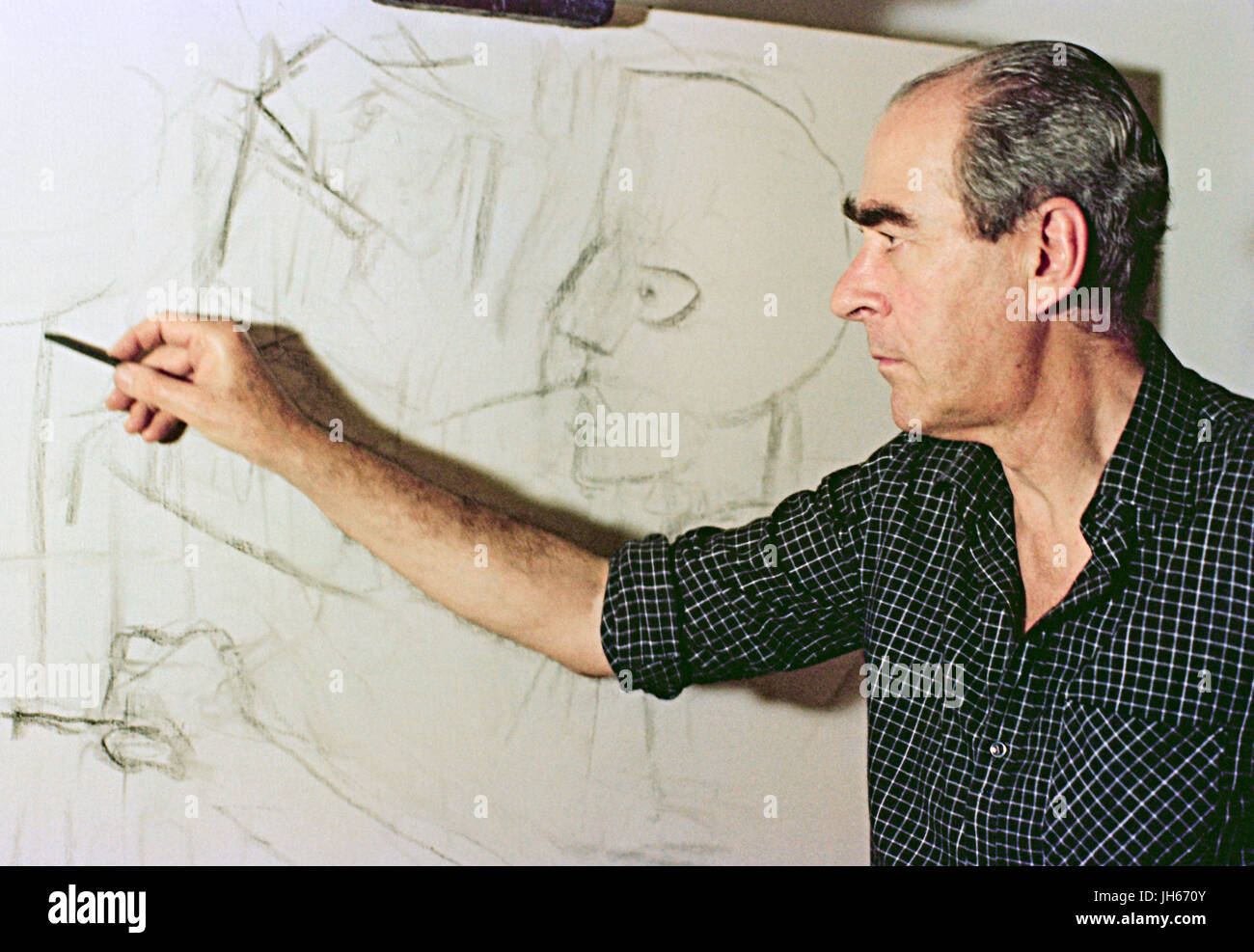 Painter, artist, Iberê Camargo, Restinga Sêca, Rio Grande do Sul ...