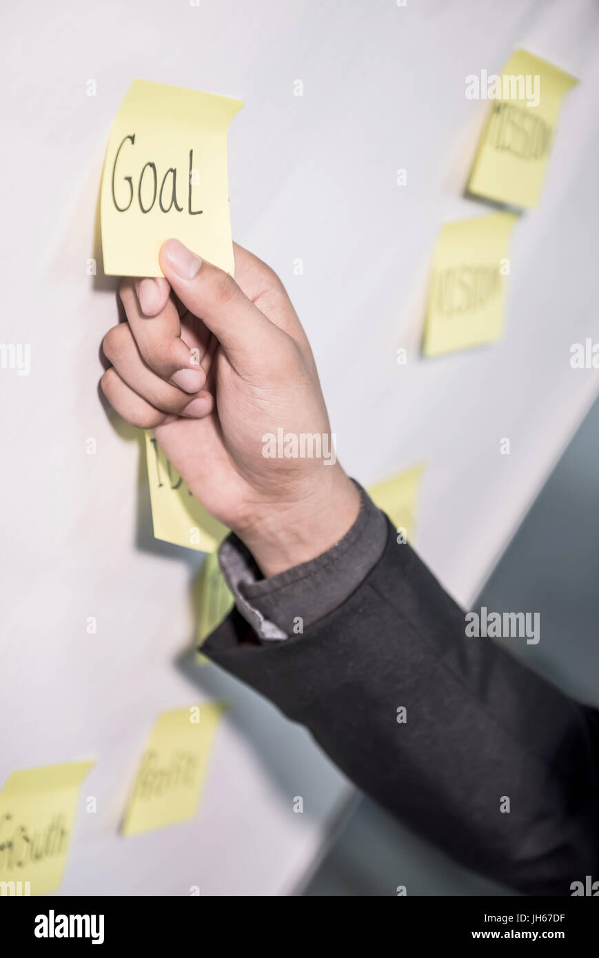 business success note, idea and goal in the meeting Stock Photo - Alamy