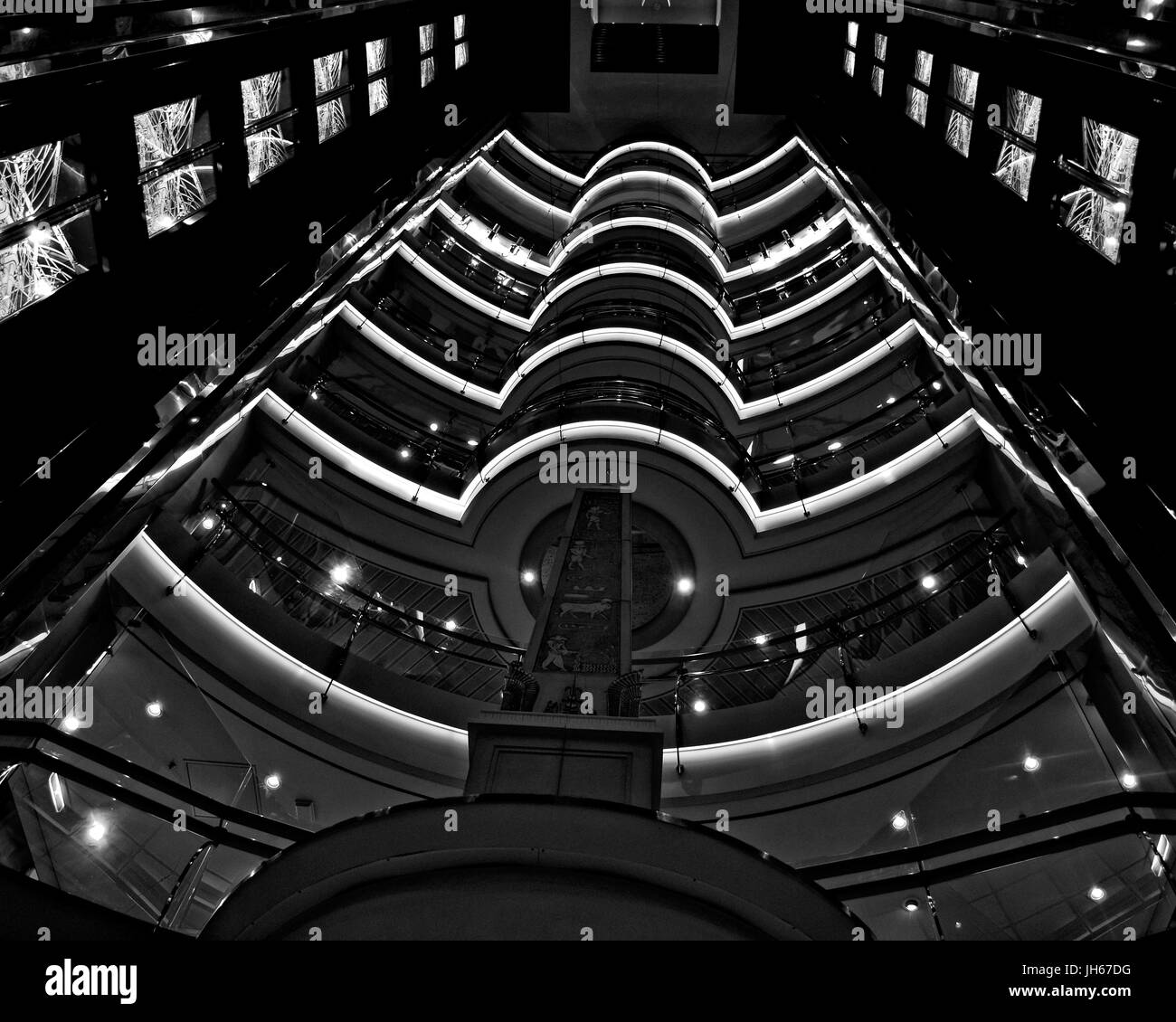 Small boats and large boats Black and White Stock Photos & Images - Alamy