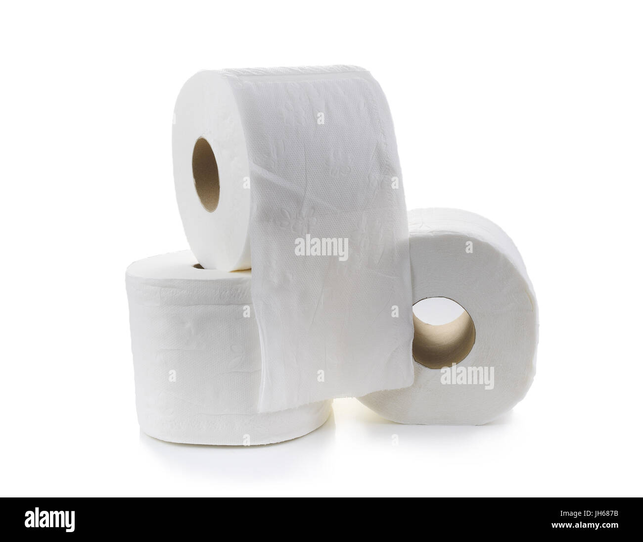 Toilet paper-Tissue paper roll Stock Photo - Alamy