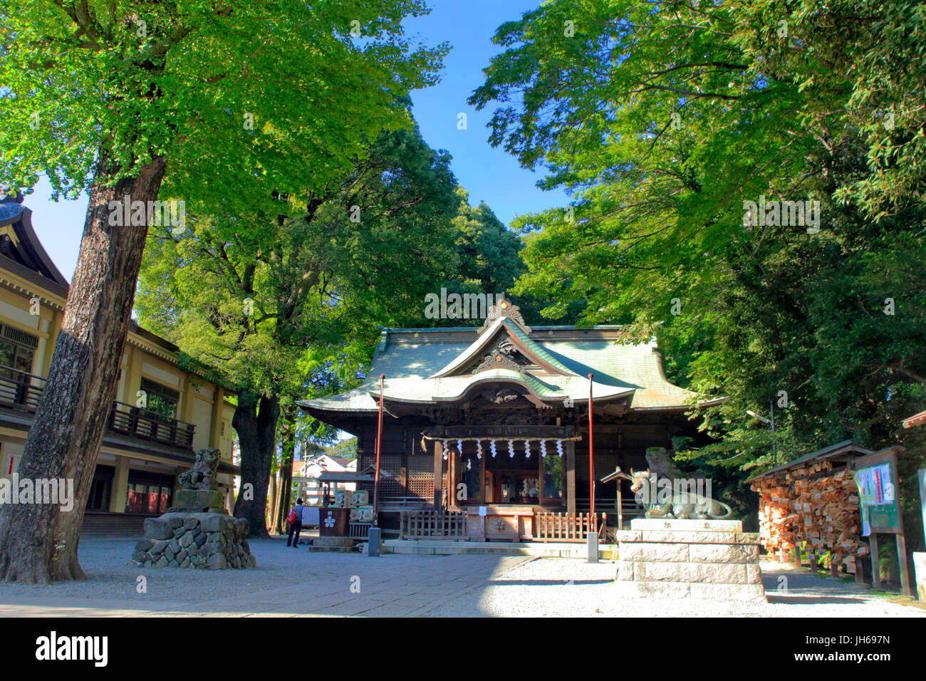 Yabo Tenmangu Shrine in Kunitachi city Tokyo Japan Stock Photo - Alamy