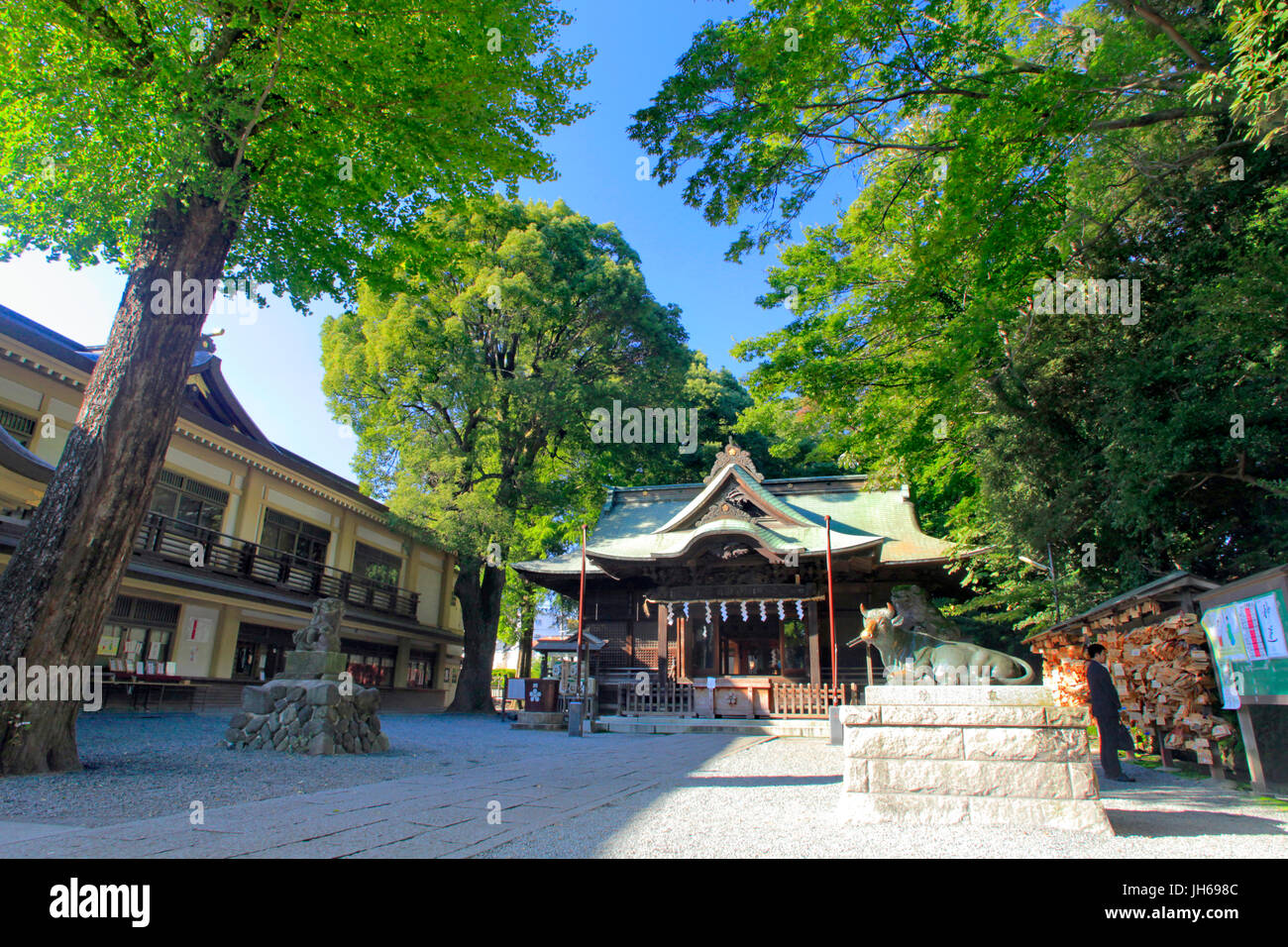 Yabo Tenmangu Shrine in Kunitachi city Tokyo Japan Stock Photo - Alamy
