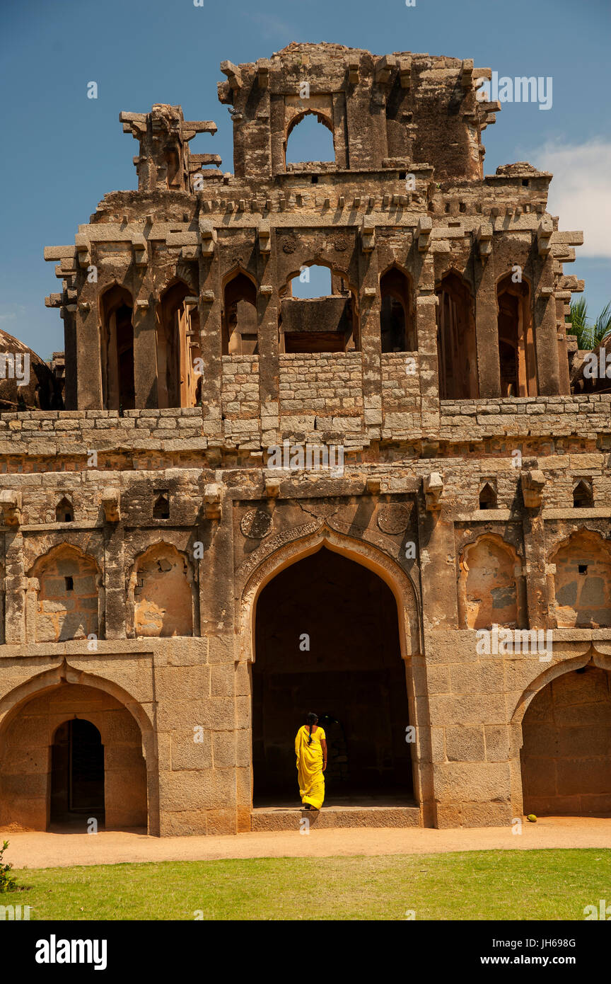 Elephant Stables at Hampi, Karnataka, India Stock Photo - Alamy