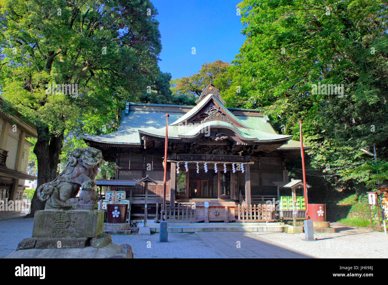 Yabo Tenmangu Shrine in Kunitachi city Tokyo Japan Stock Photo - Alamy