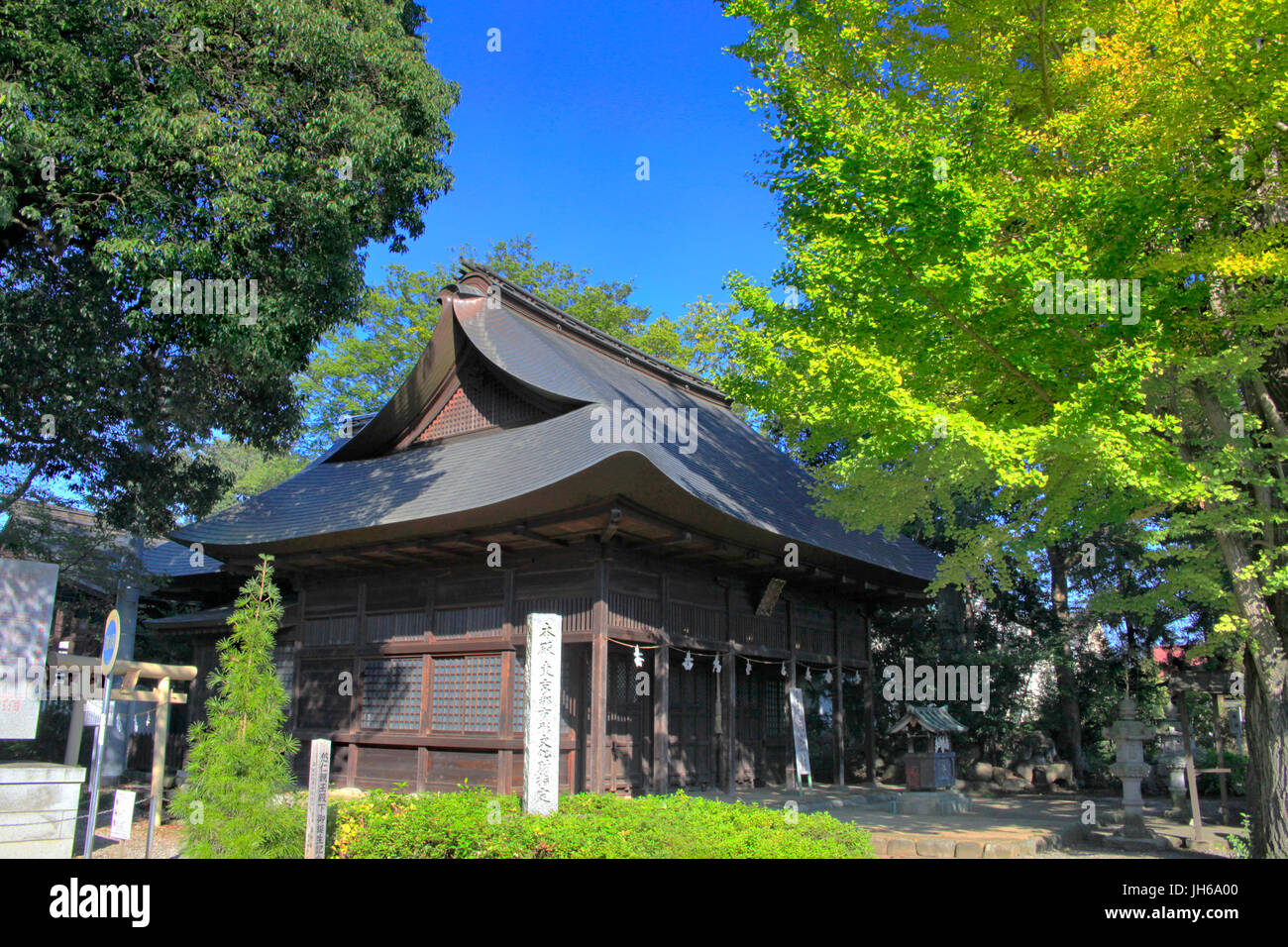 Kumagawa Jinja Shrine in Fussa city Tokyo Japan Stock Photo - Alamy