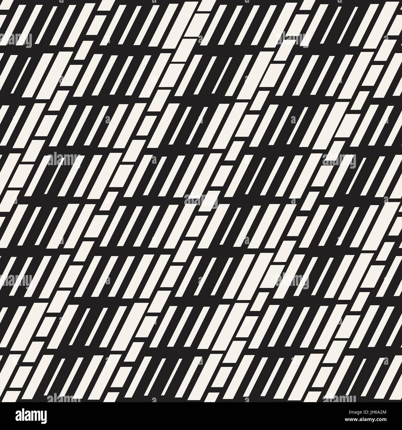 Black and White Irregular Dashed Lines Pattern. Modern Abstract Vector ...