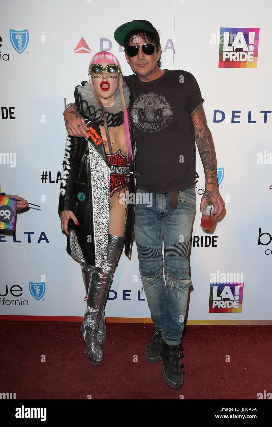 L.A. Pride #ResistMarch Featuring: Brooke Candy, Tommy Lee Where: Los ...