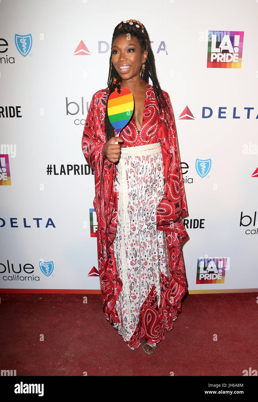 L.A. Pride #ResistMarch Featuring: Brandy Where: Los Angeles ...
