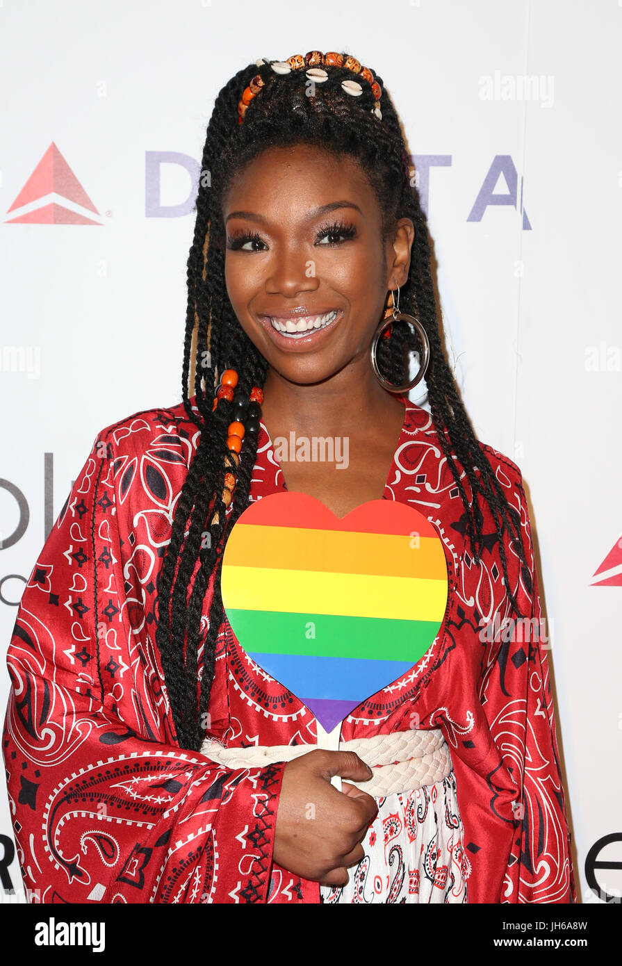 L.A. Pride #ResistMarch Featuring: Brandy Where: Los Angeles ...