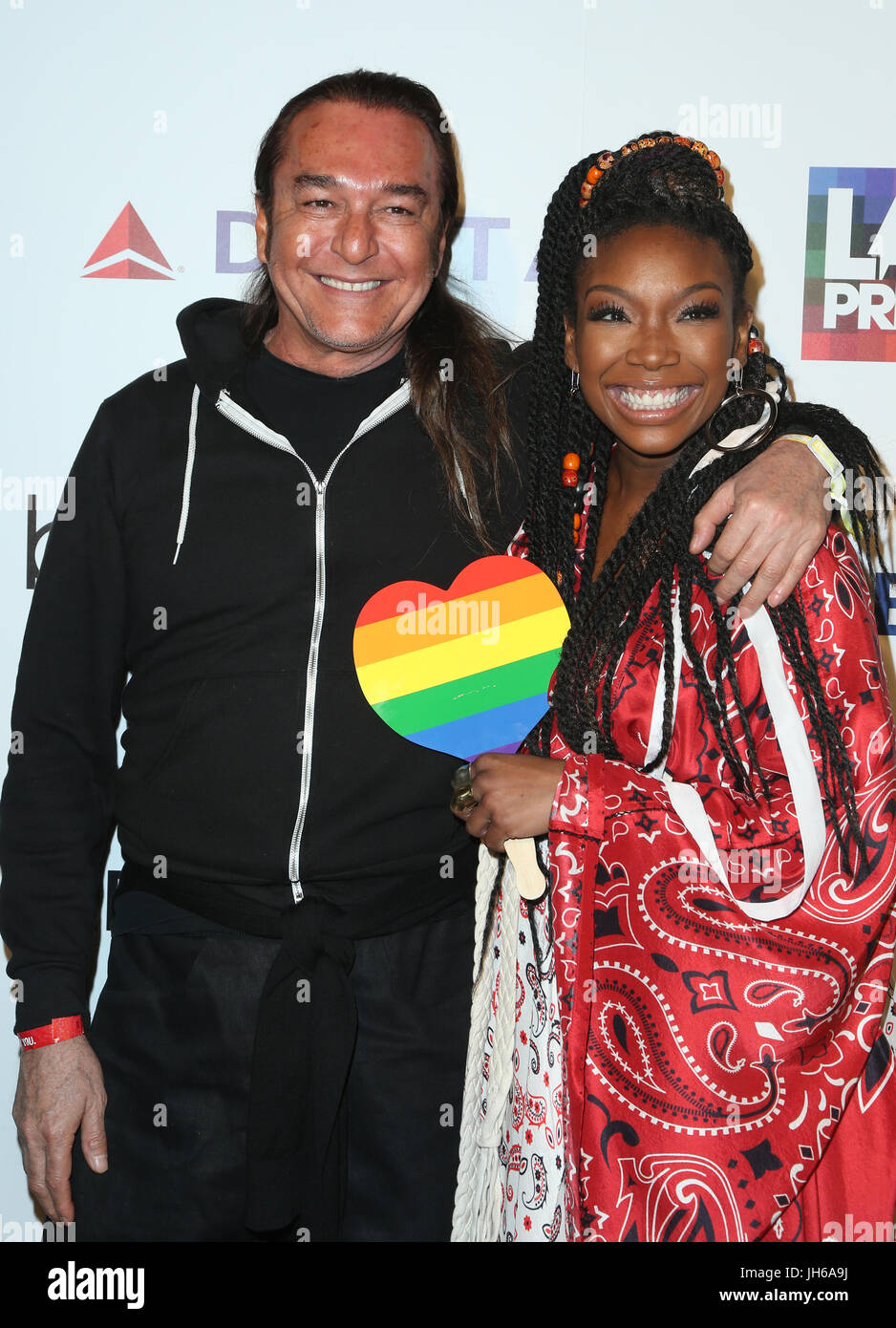 L.A. Pride #ResistMarch Featuring: Brandy, Nick Chavez Where: Los ...