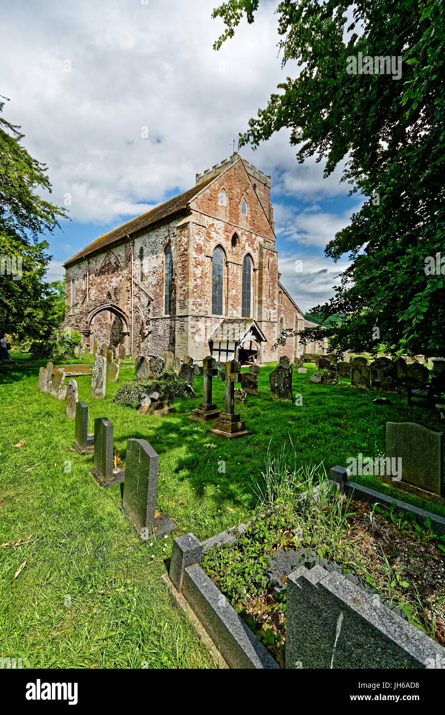 Dore Abbey at Abbey Dore, Herefordshire is in the Golden Valley and is ...