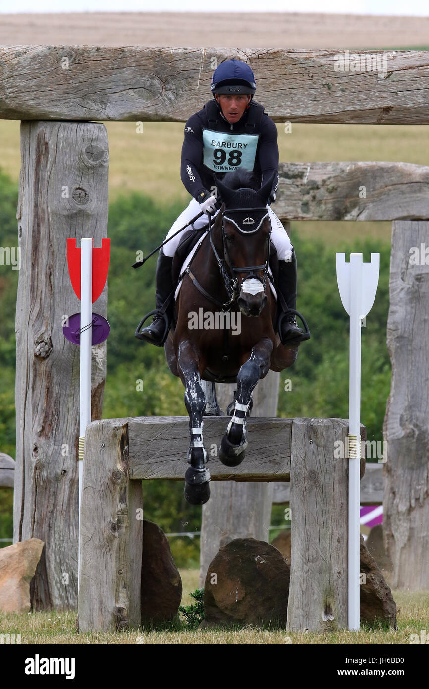 Oliver Townend CIC3 Barbury Castle 090717 Stock Photo - Alamy