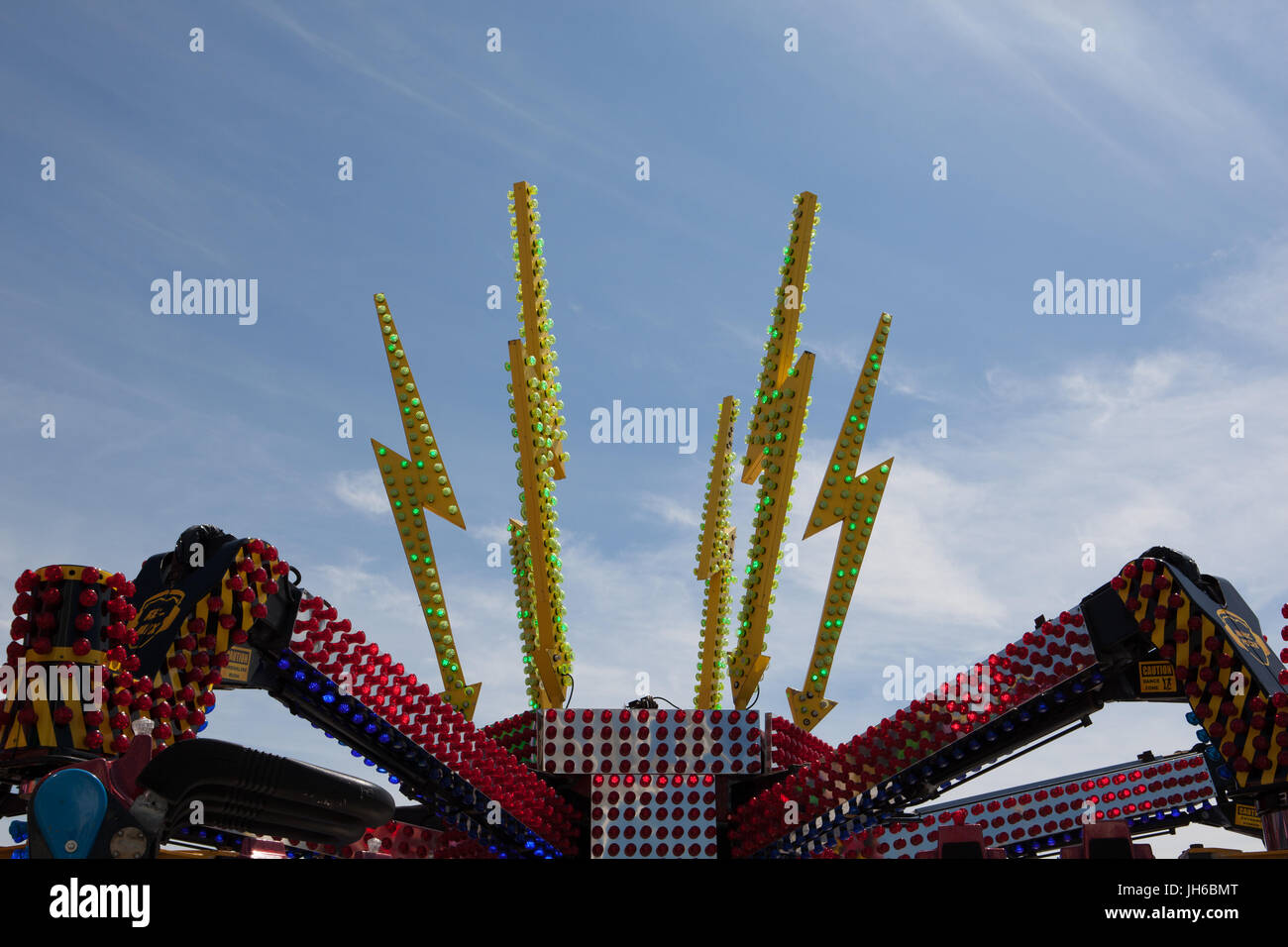Ride at Fun Fair Stock Photo - Alamy