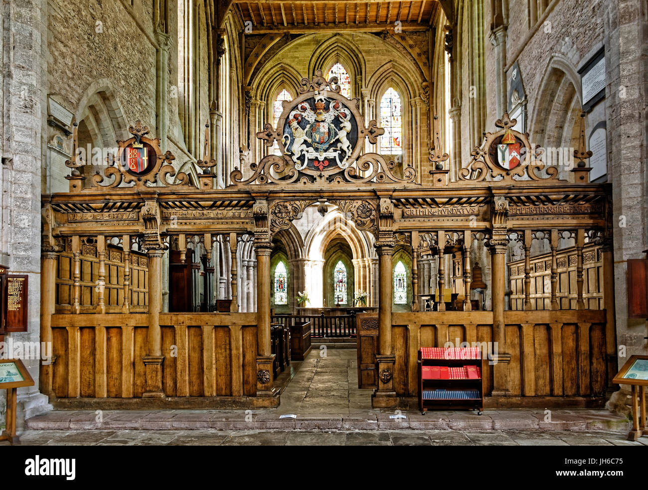 Dore Abbey at Abbey Dore, Herefordshire is in the Golden Valley and is ...