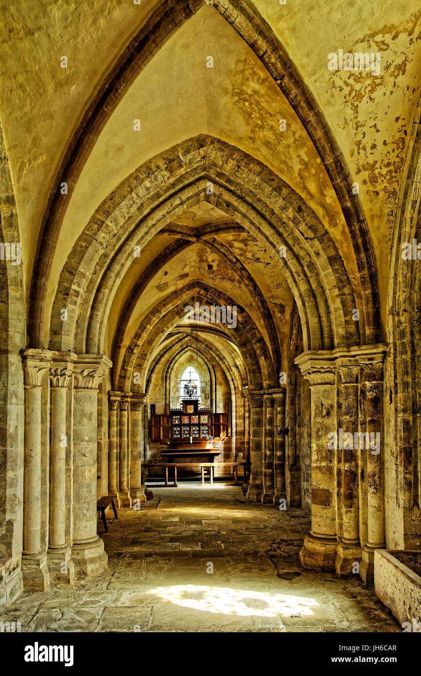 Dore Abbey at Abbey Dore, Herefordshire is in the Golden Valley and is ...