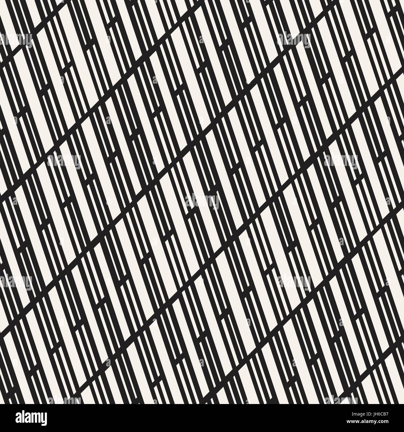 Black and White Irregular Dashed Lines Pattern. Modern Abstract Vector ...