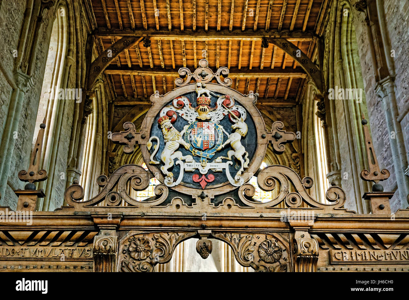Dore Abbey at Abbey Dore, Herefordshire is in the Golden Valley and is ...