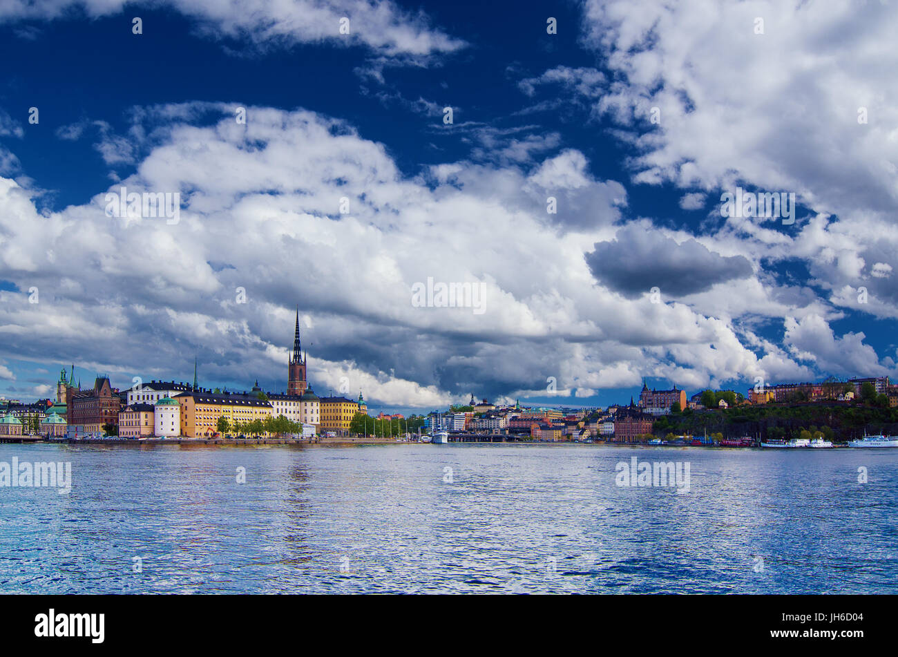 Stockholm city center aerial view hi-res stock photography and images ...