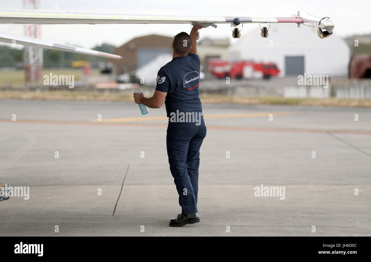 Thunderbirds ground crew hi-res stock photography and images - Alamy