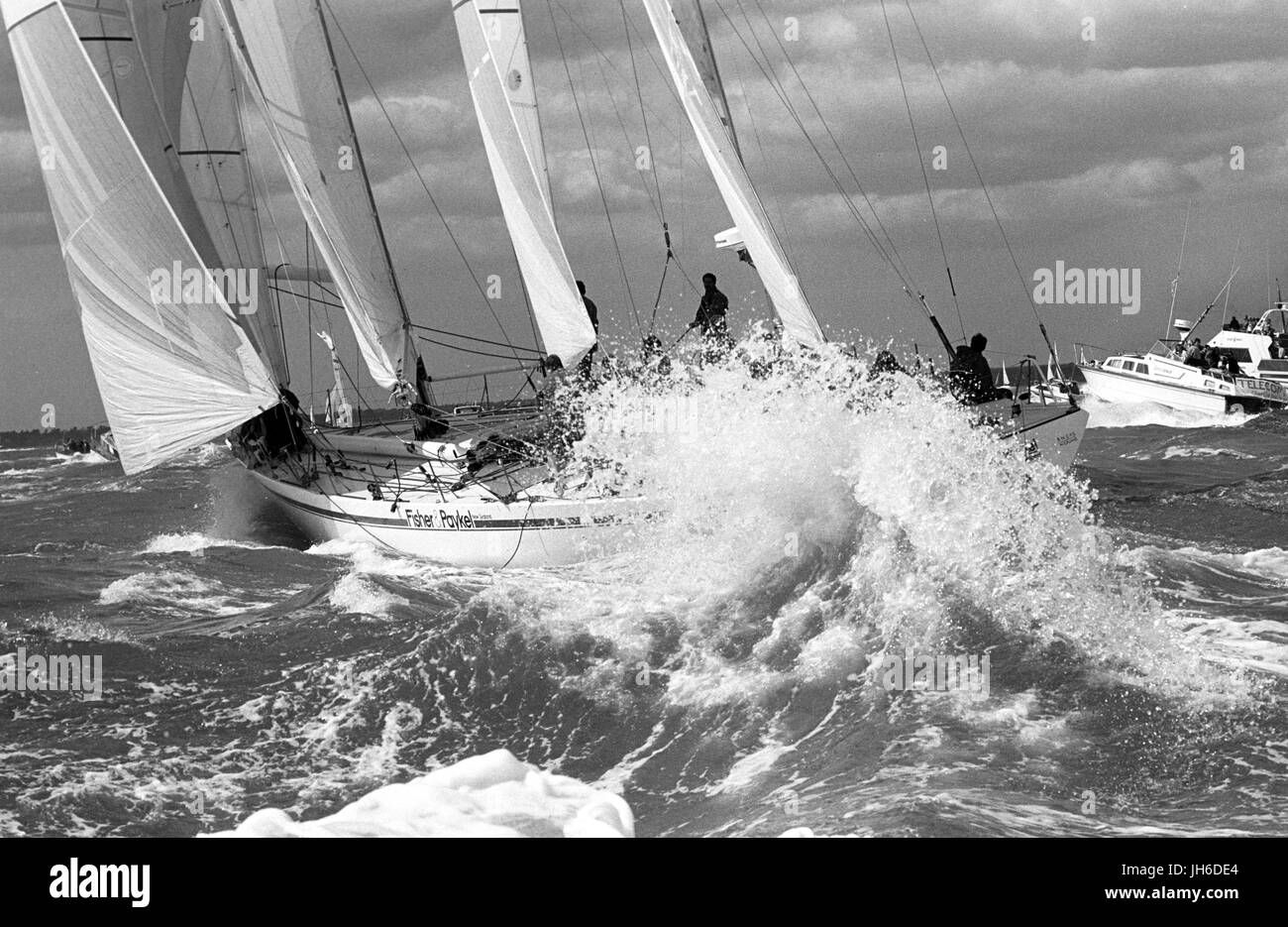 Whitbread round world yacht race hi-res stock photography and images ...