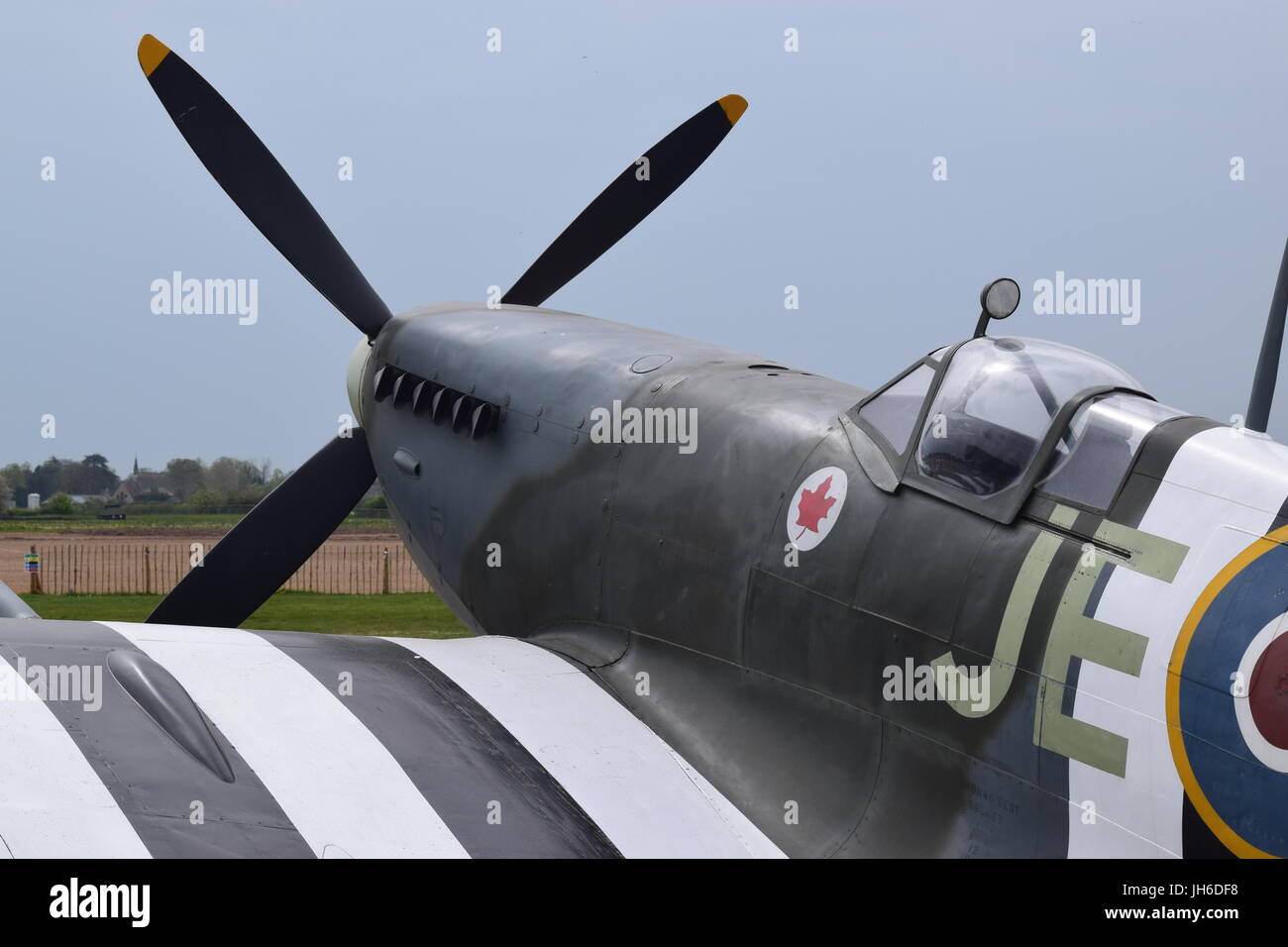 Spitfire at Goodwood Stock Photo - Alamy