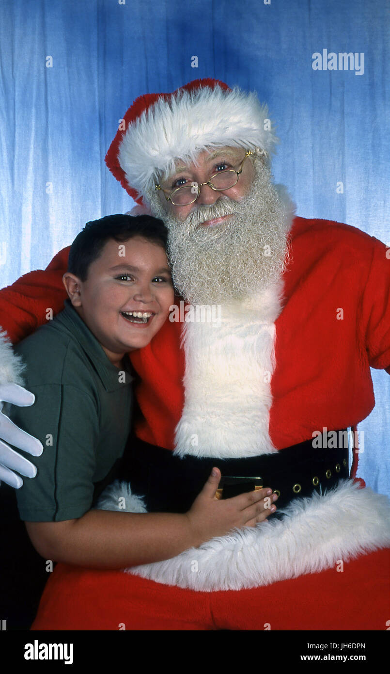 Santa Claus, child, Brazil Stock Photo - Alamy