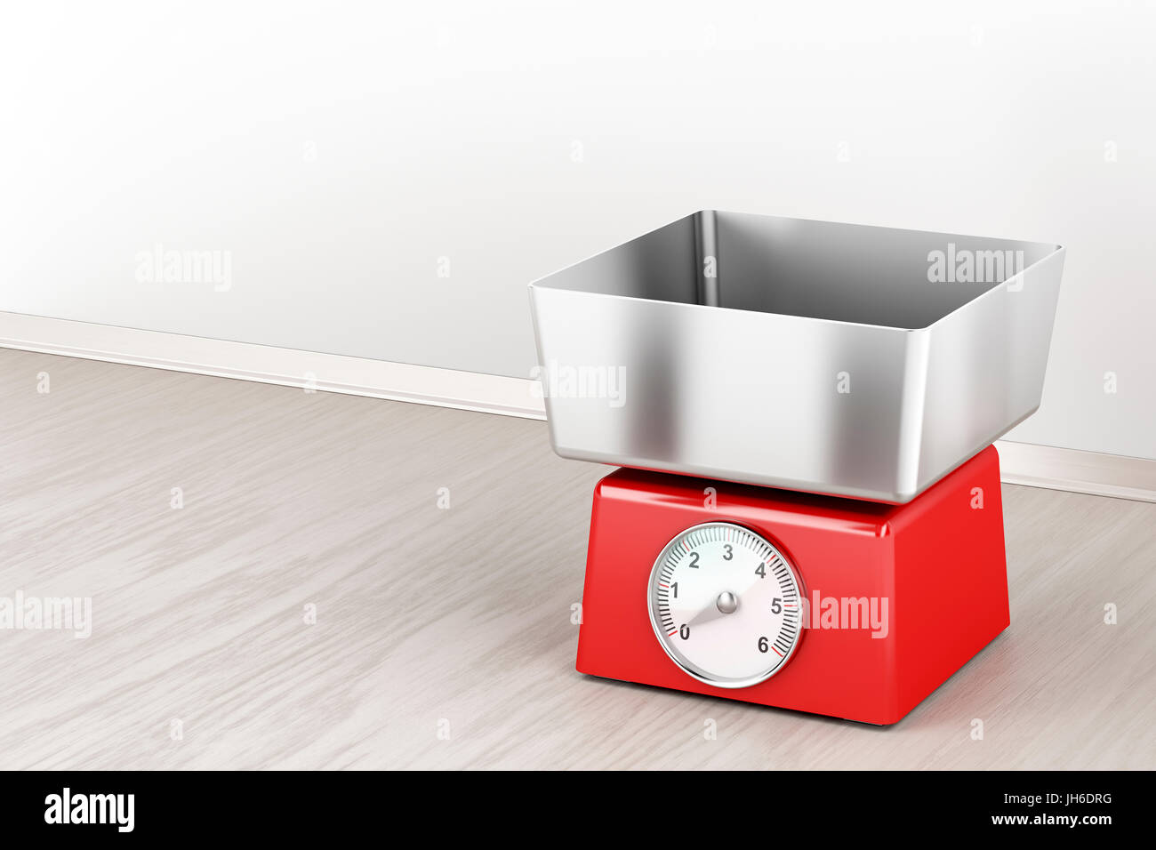 Mechanical weight scale in the kitchen Stock Photo - Alamy