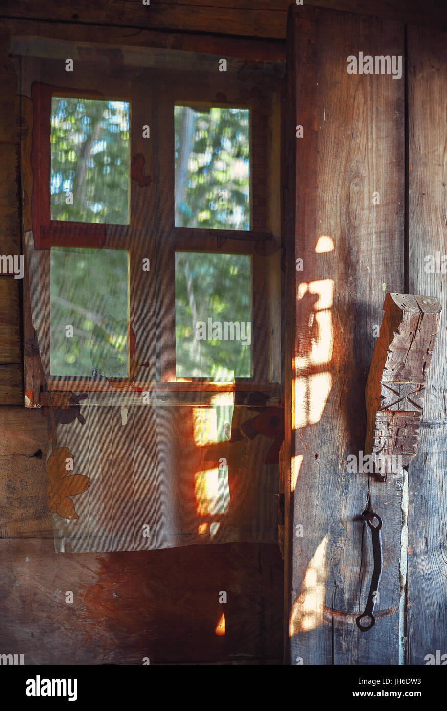 Closeup old village house hi-res stock photography and images - Alamy