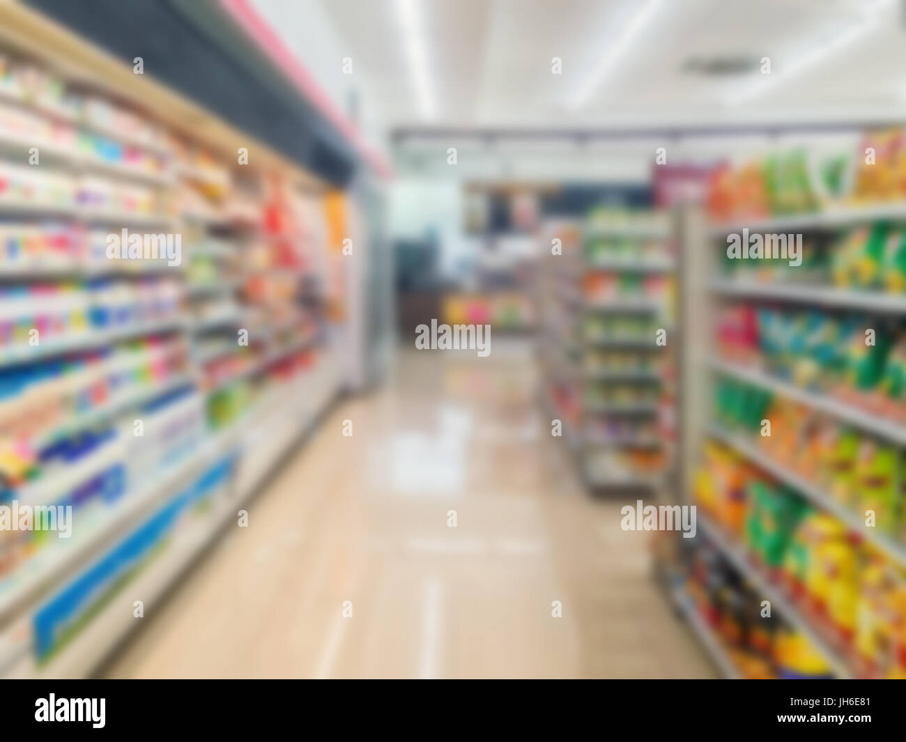 supermarket blurred background Stock Photo - Alamy