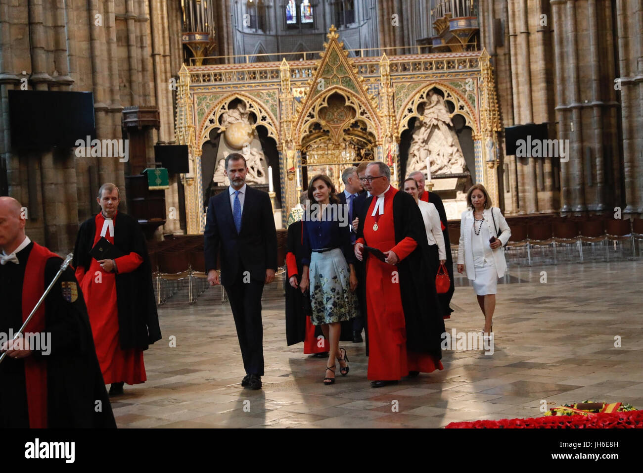 Casa de Su Majestad el Rey issued photo of King Felipe VI and Queen ...