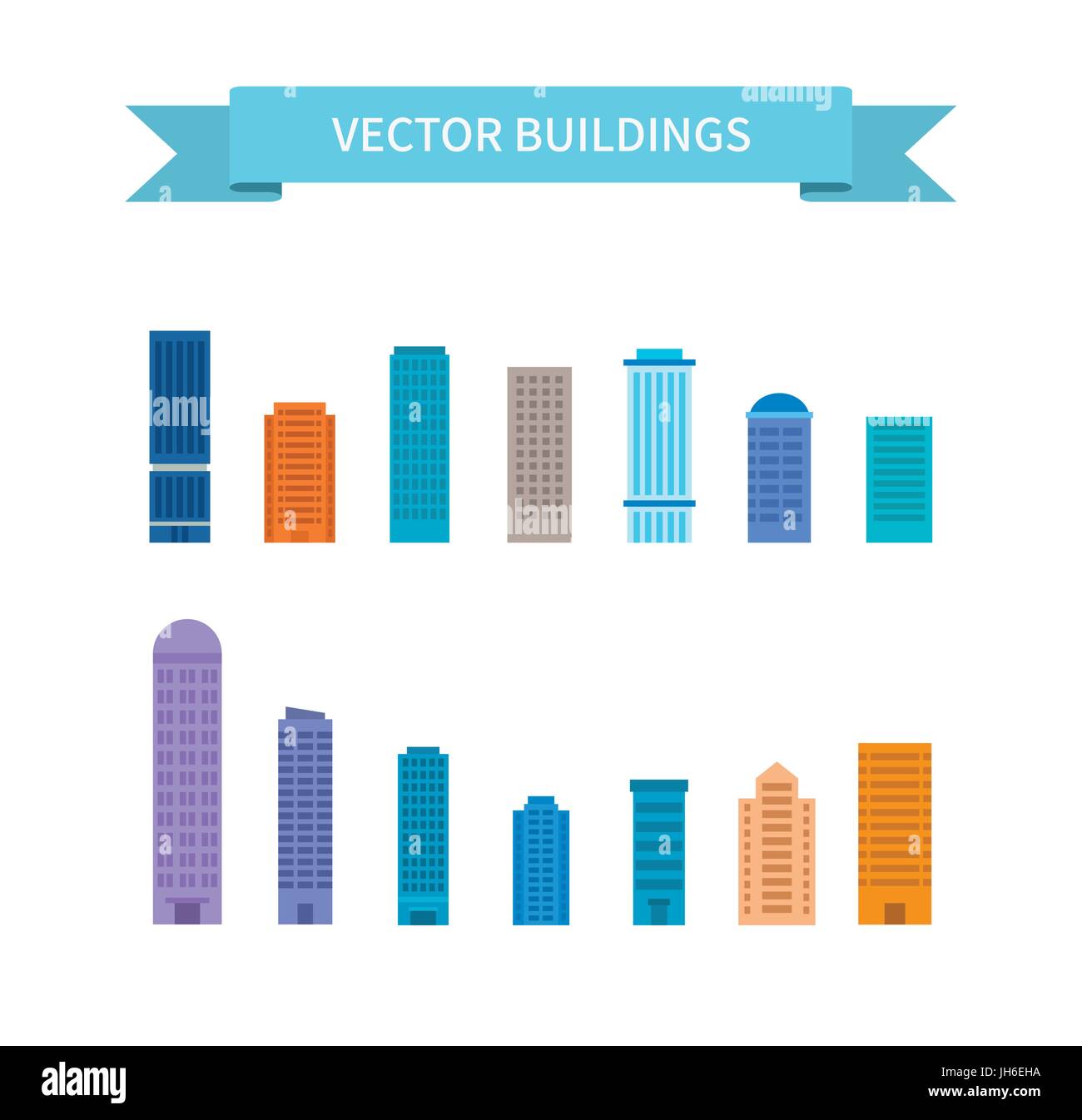 Flat modern building vector infographics Stock Vector Image & Art - Alamy