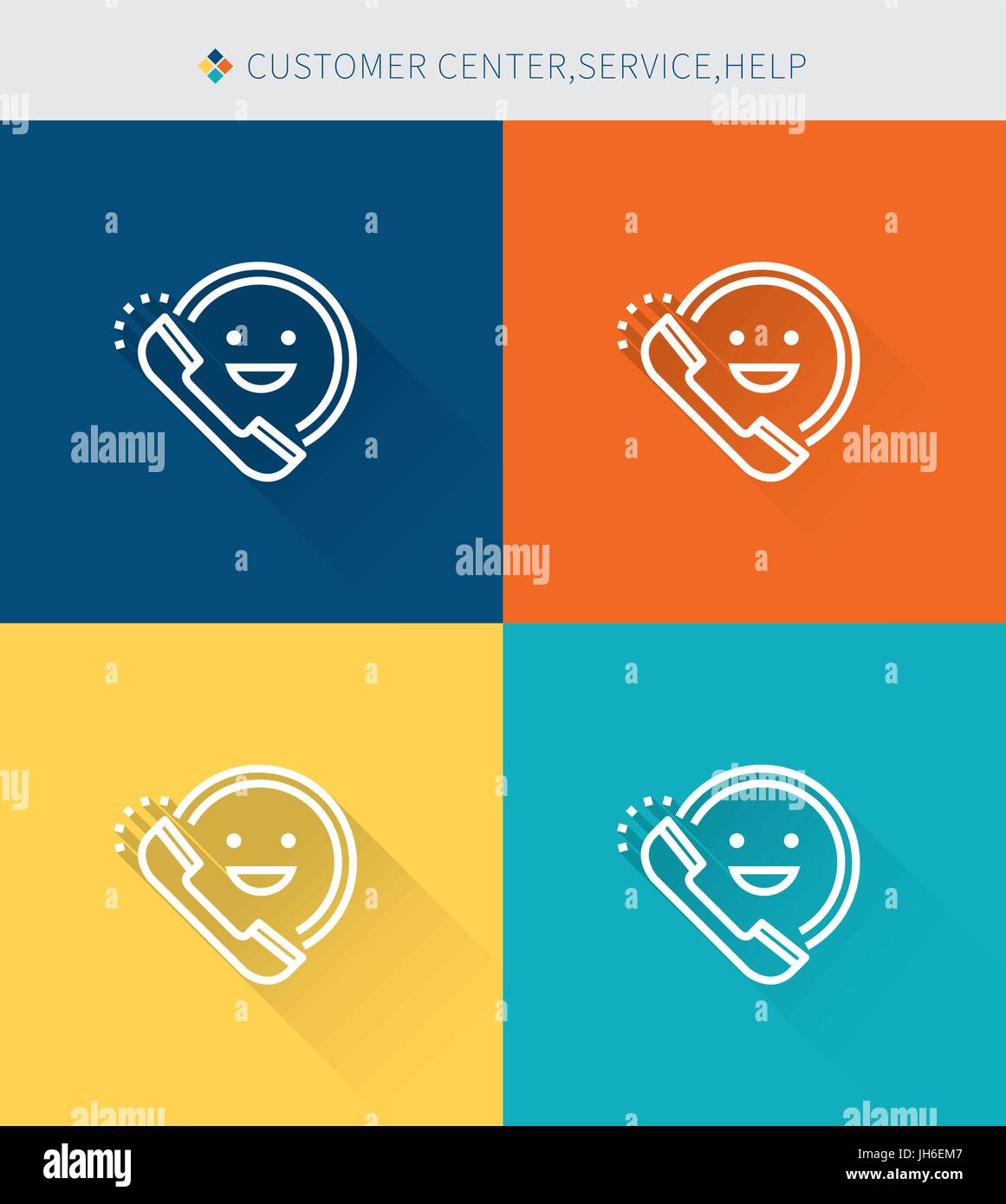 Modern call center Stock Vector Images - Alamy