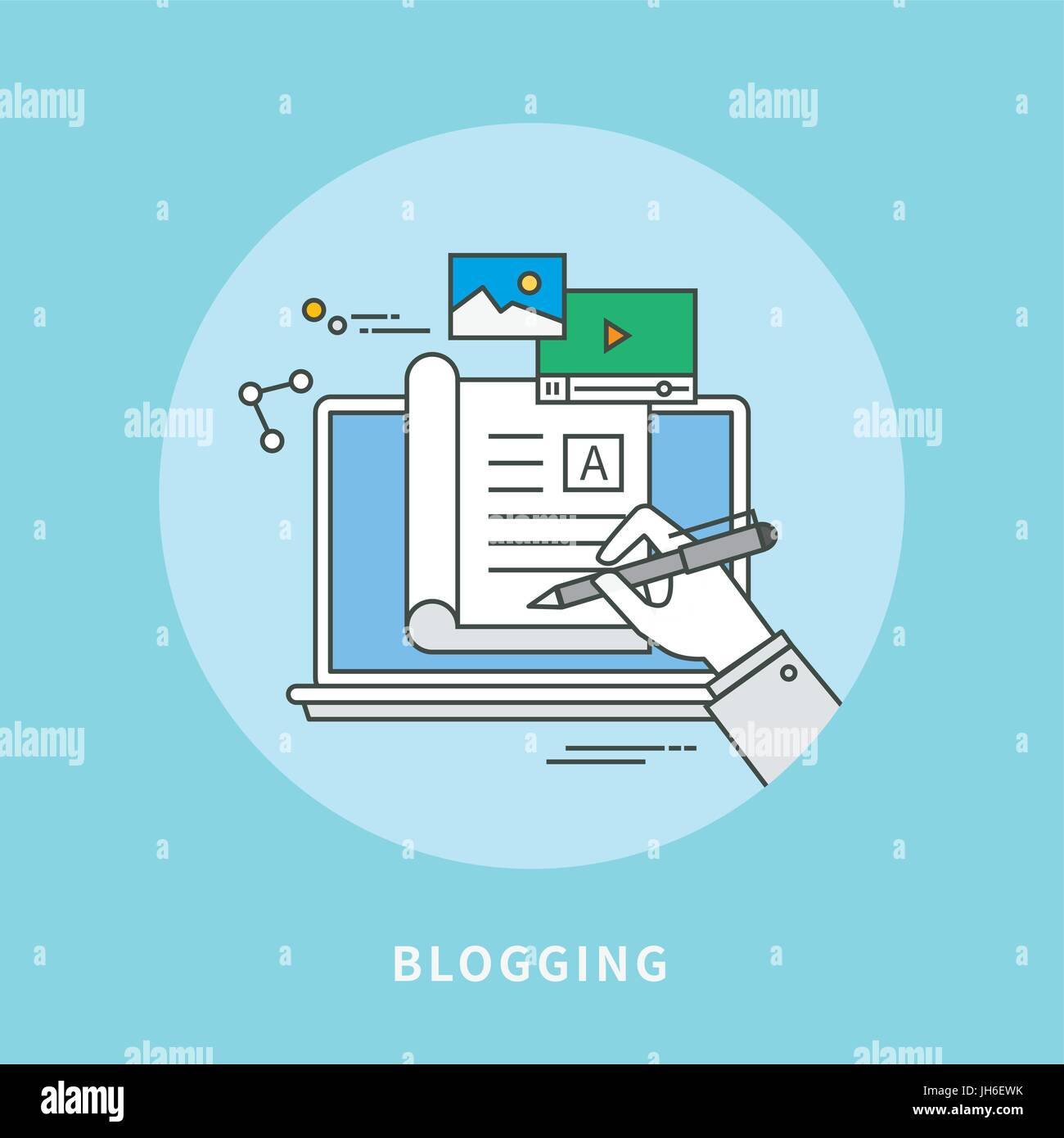 Infographic blog Stock Vector Images - Alamy