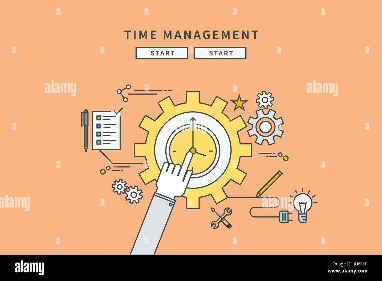 Hourglass motion Stock Vector Images - Alamy