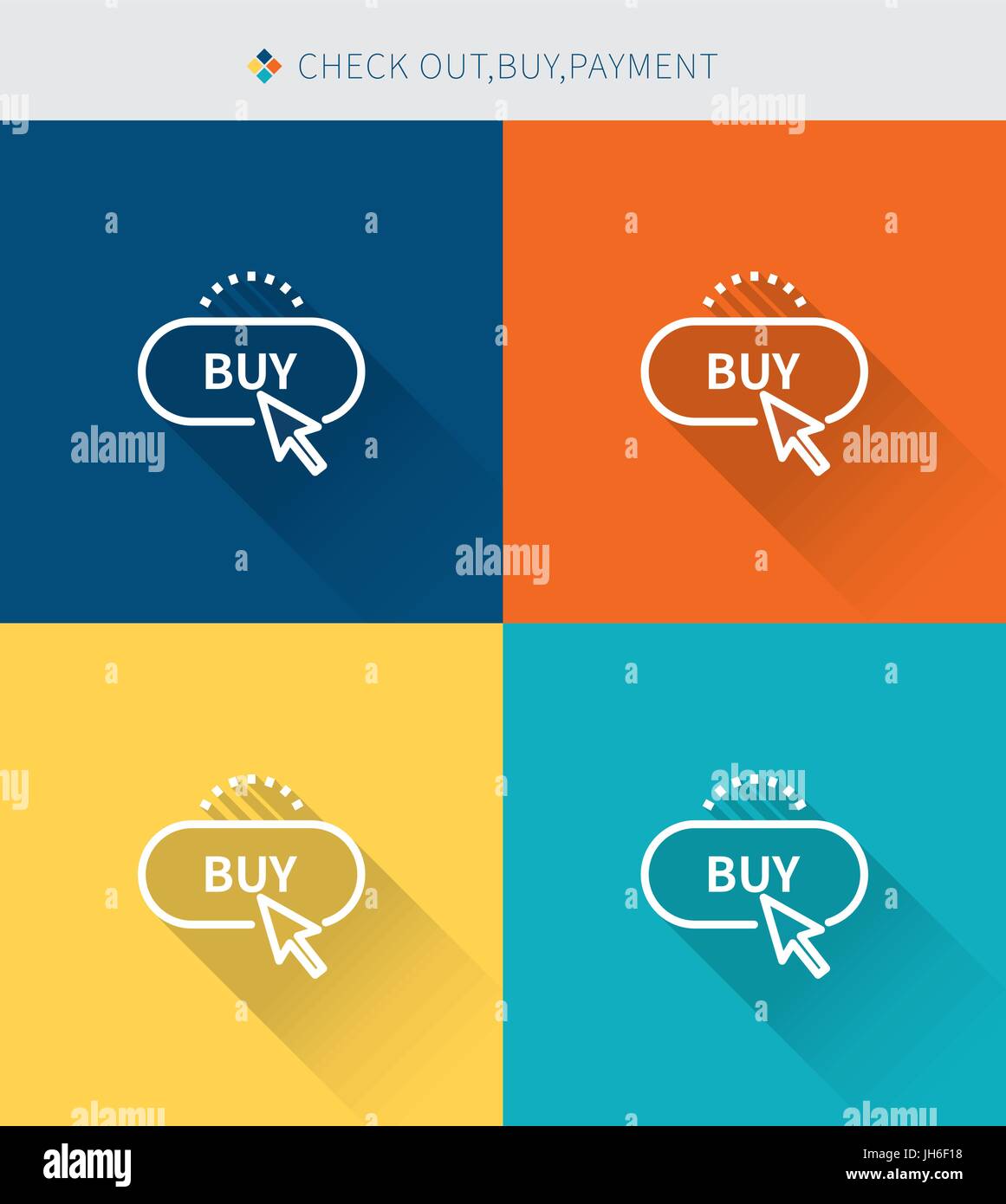 Online shopping check out icon Stock Vector Images - Alamy
