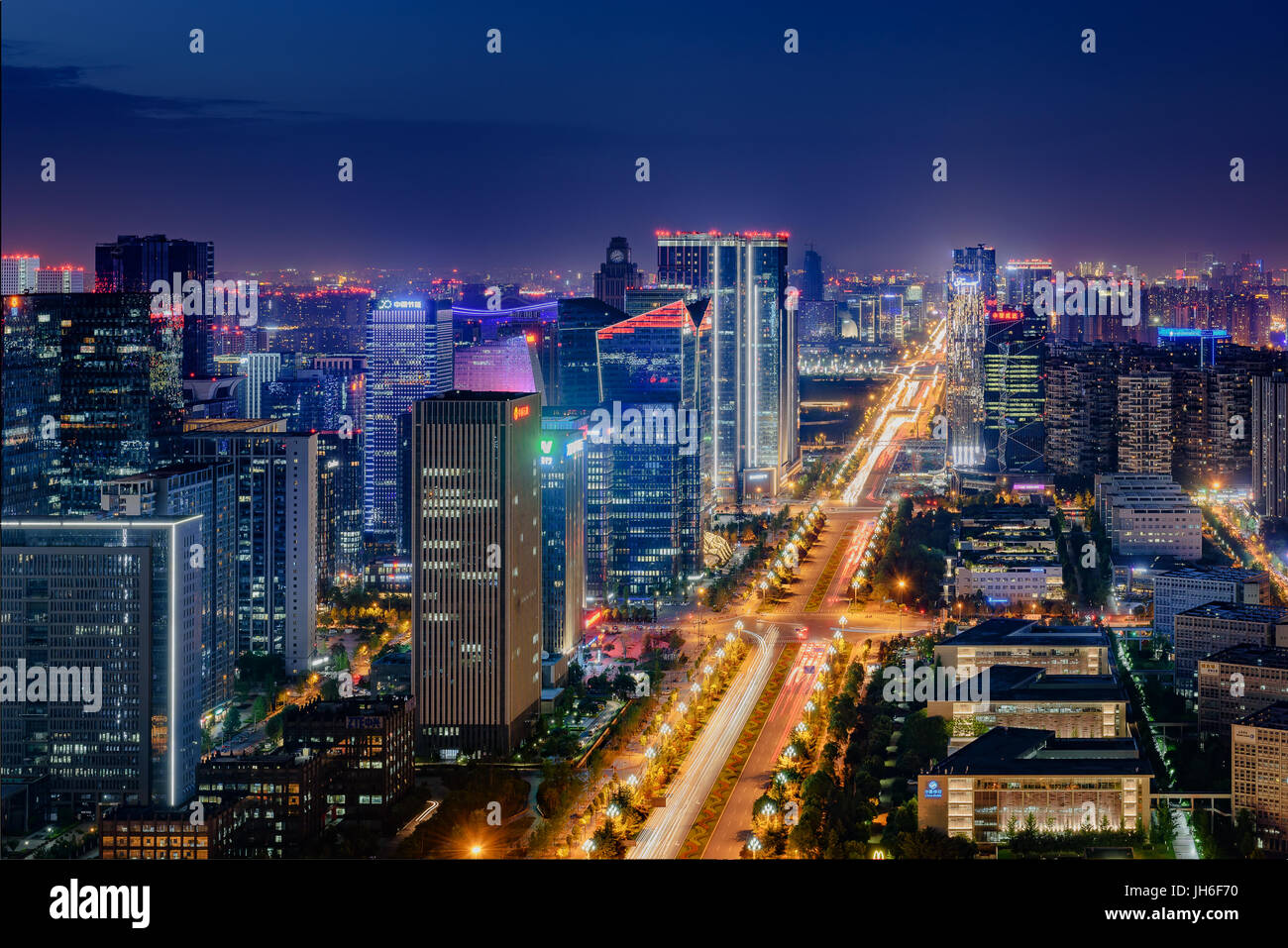 Chengdu Skyline Stock Photos & Chengdu Skyline Stock Images - Alamy