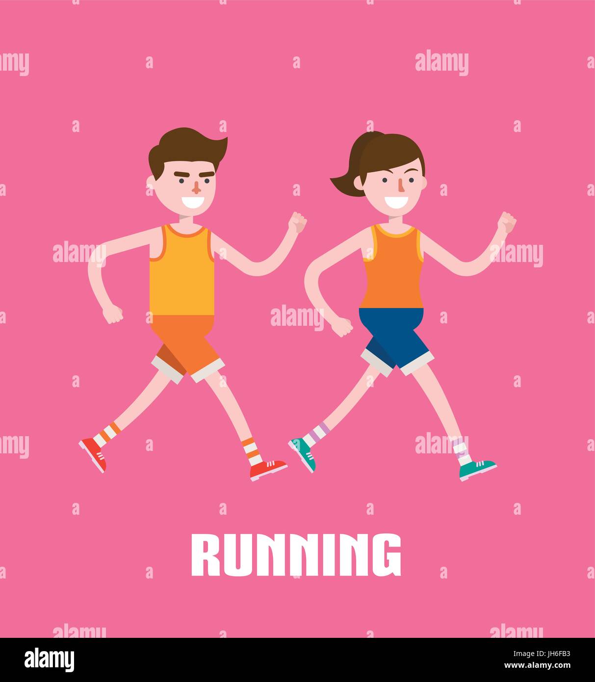 Jogger template Stock Vector Images - Alamy