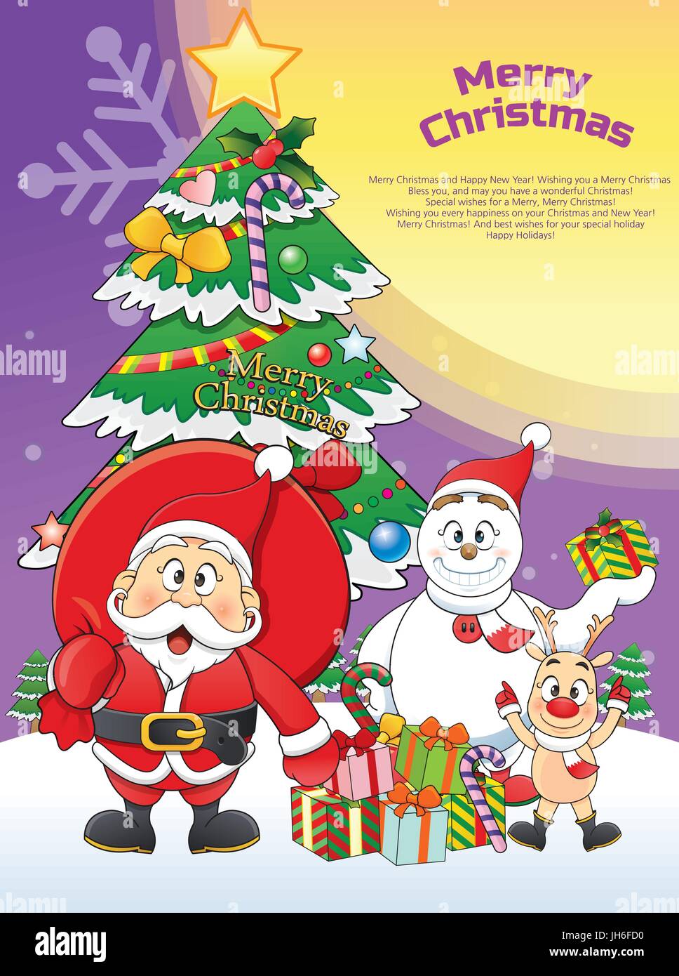 Plentiful snow Stock Vector Images - Alamy