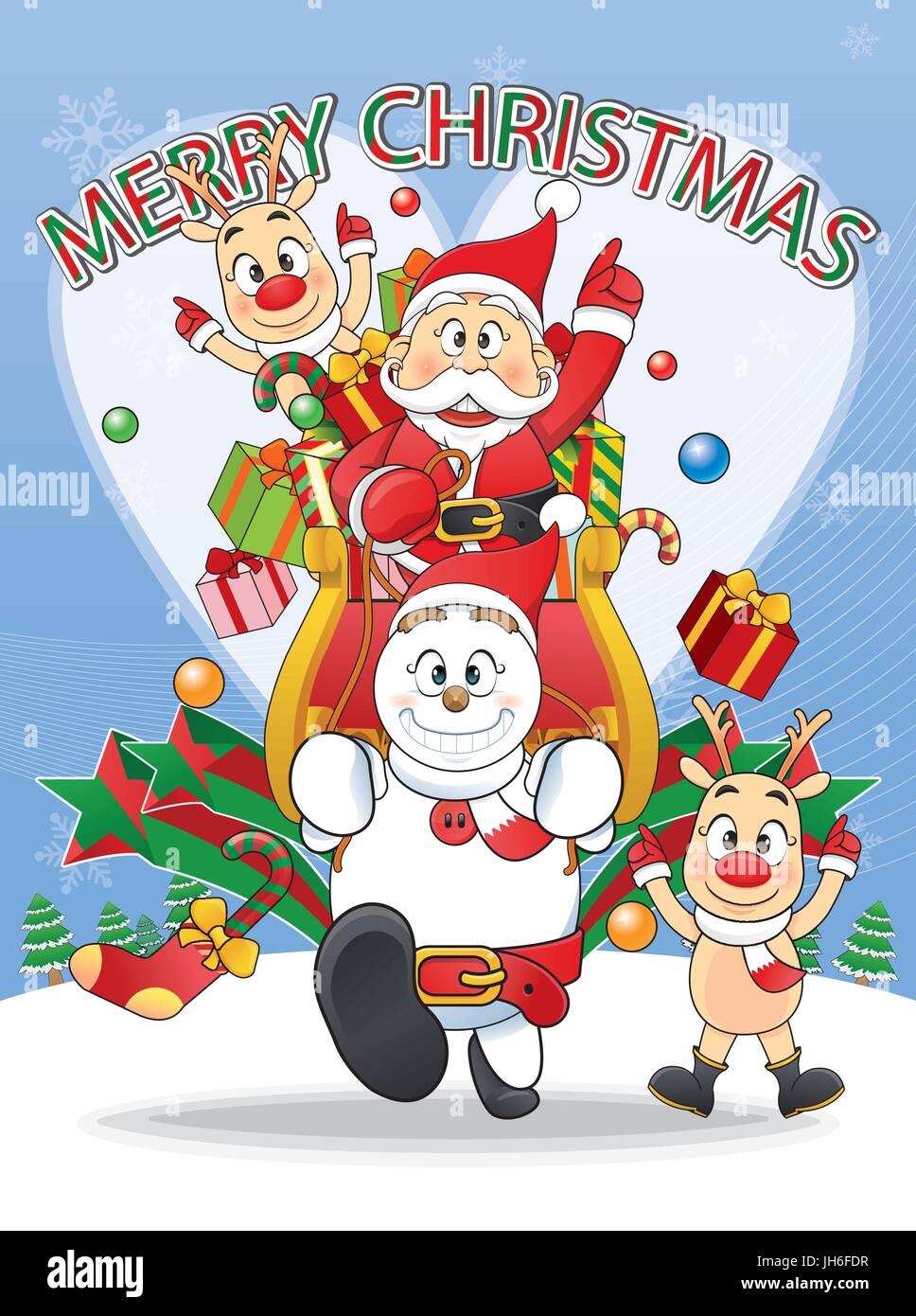 Snowman mood Stock Vector Images - Alamy