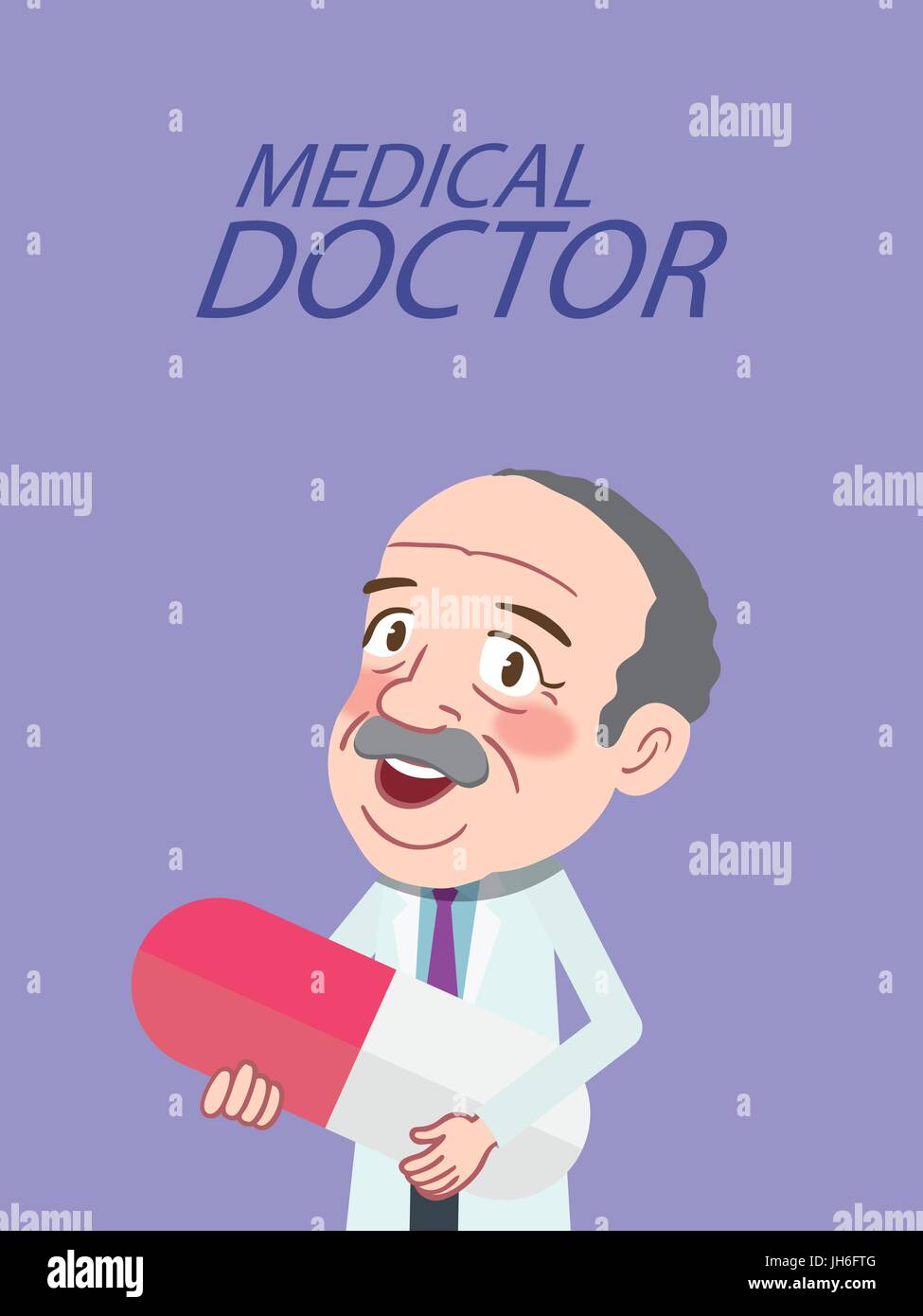 Drawing flat character design medical doctor concept ,vector ...
