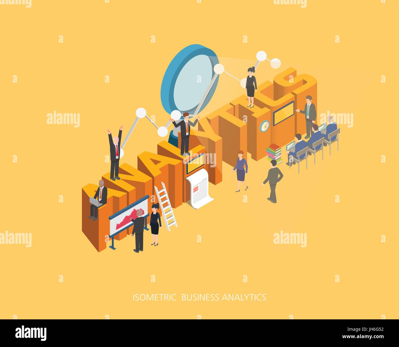 Stock market vision Stock Vector Images - Alamy