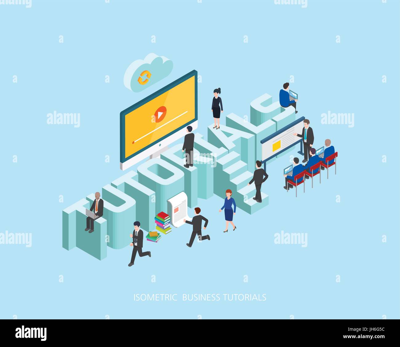 Work style concept 3d isometric hi-res stock photography and images - Alamy