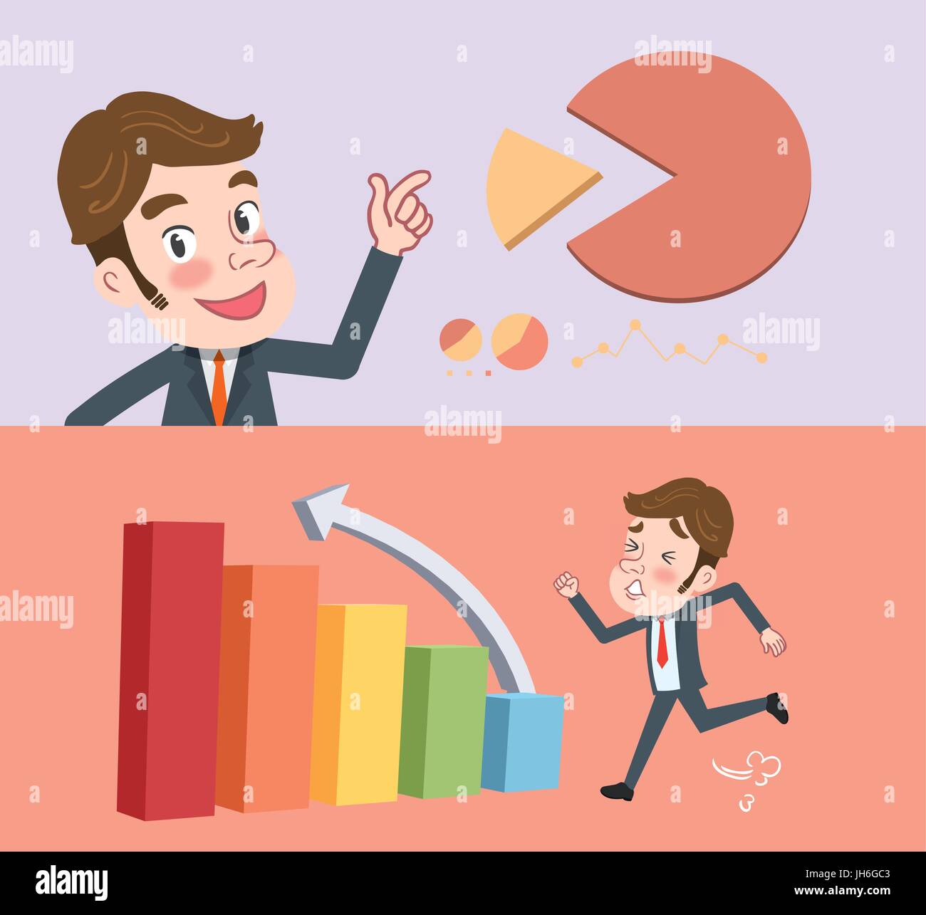 Emotion jump Stock Vector Images - Alamy