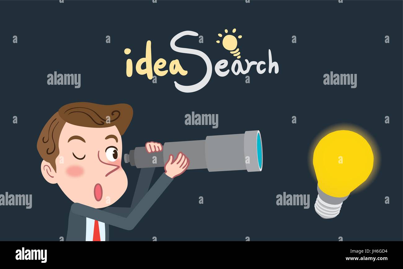 Drawing flat character design business idea search concept Stock Vector ... Drawing flat character design business idea search concept Stock Vector ...