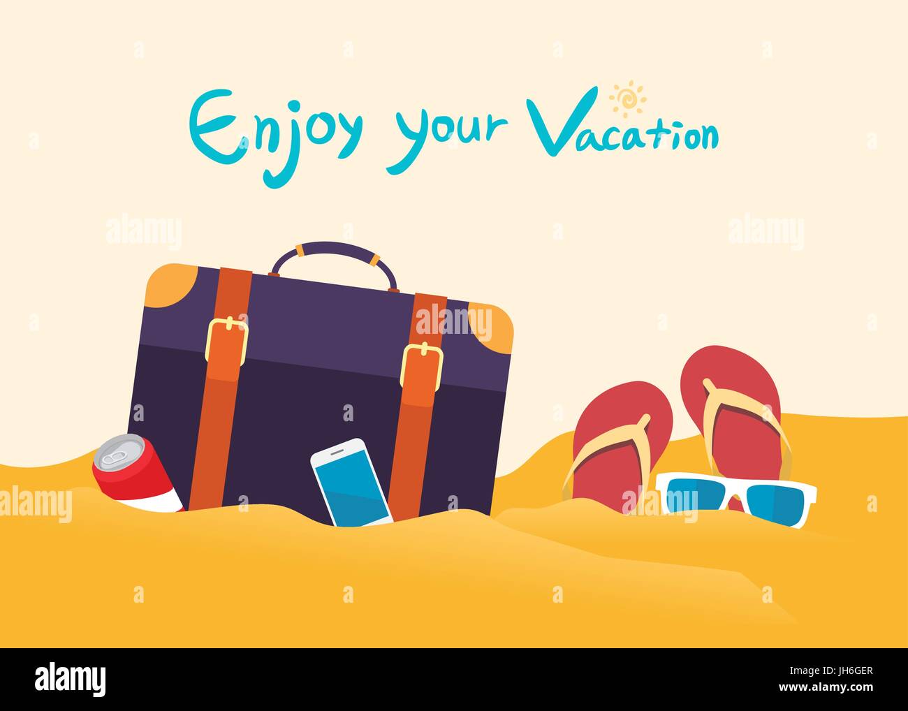 flat character design let's leave concept Stock Vector Image & Art - Alamy