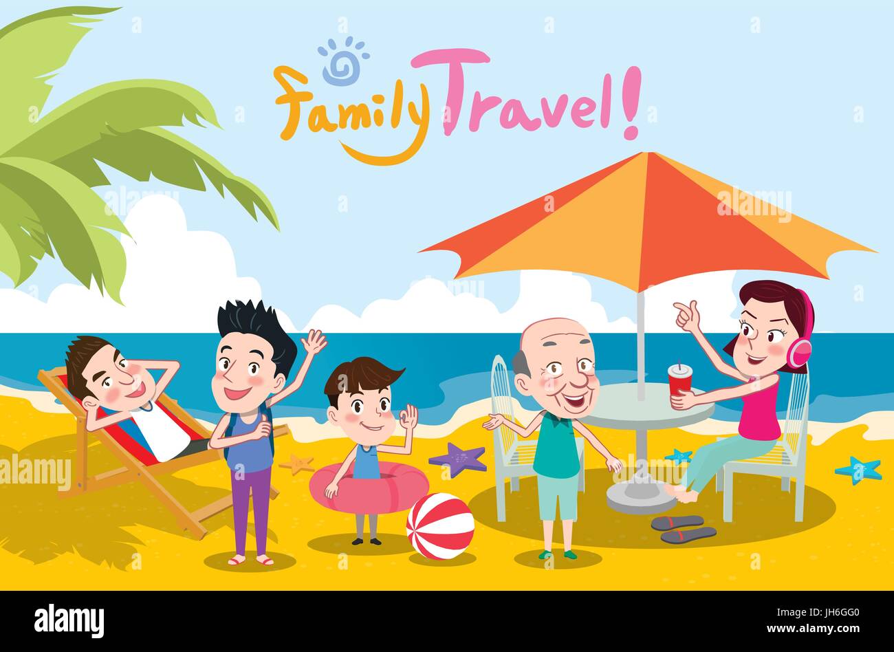 flat character design let's leave concept Stock Vector Image & Art - Alamy